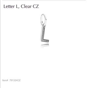 Pandora | Jewelry | Pandora Letter L 0 Authentic | Poshmark